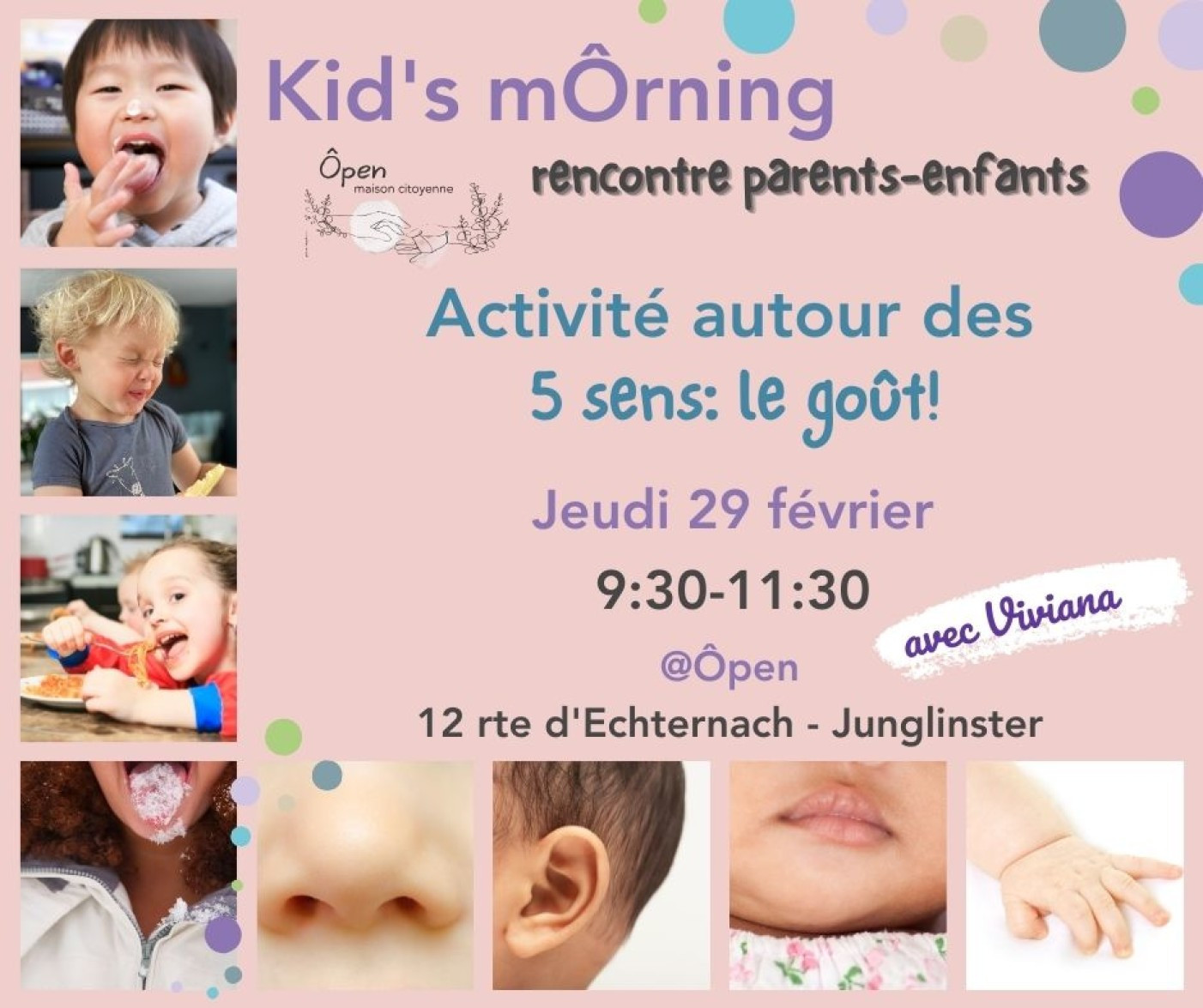 Activité autour des 5 sens pour les plus petits | Commune de Junglinster